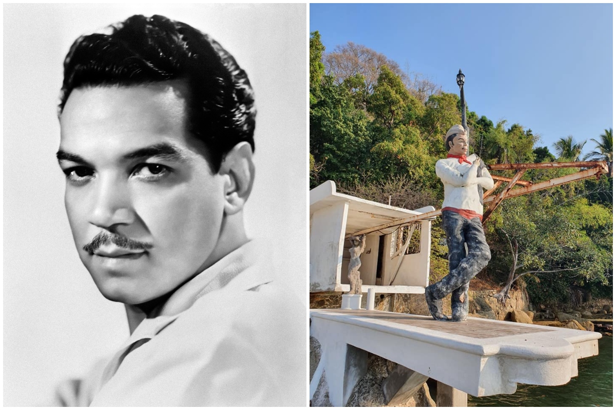 Con vista al mar, tobogán y abandonada, así está la mansión de Cantinflas en Acapulco