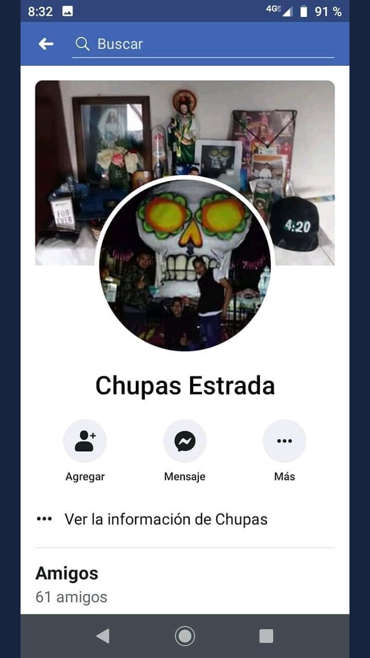 Familia de "El Chupas" ayudó para su detención