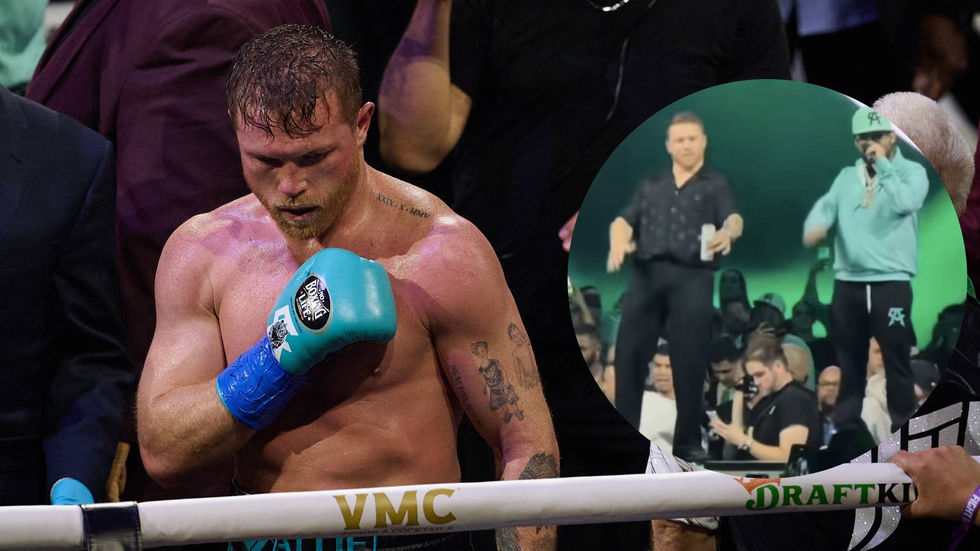 Canelo Álvarez volvió a hacer su baile viral tras vencer a Jaime Munguía