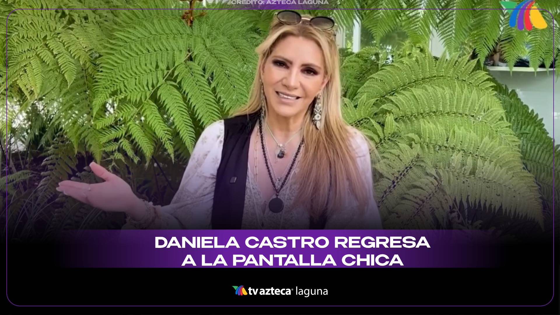 Daniela Castro regresa a la pantalla chica