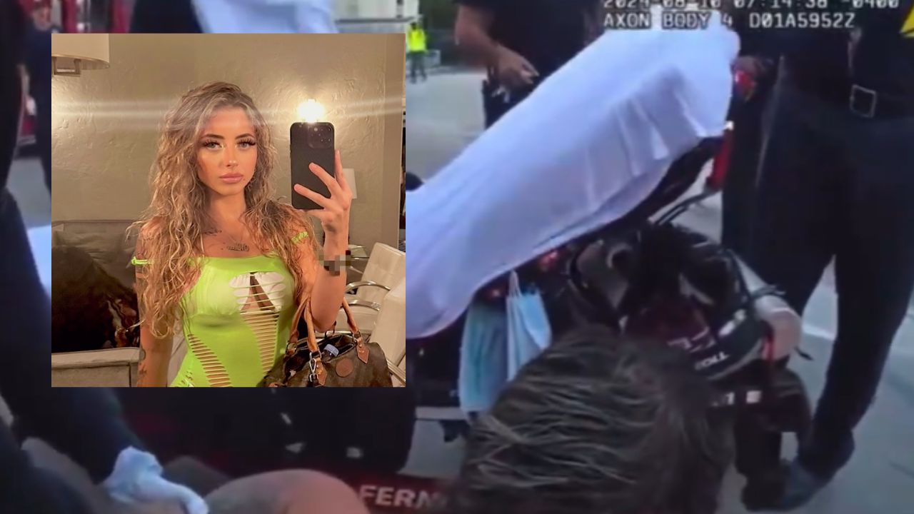 Modelo Maecee Lathers arrolla a cuatro personas en Miami; estaba drogada