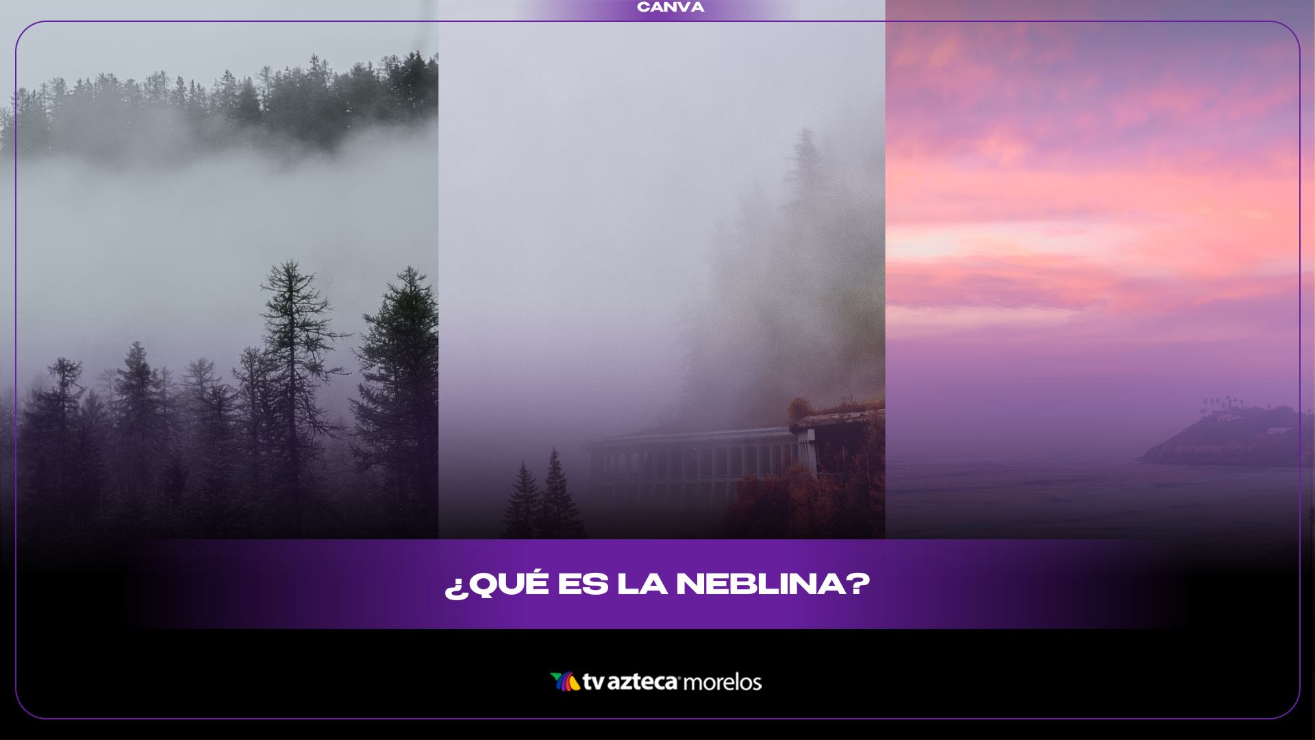 Niebla, neblina y bruma, ¿son lo mismo, cómo se forma cada una?
