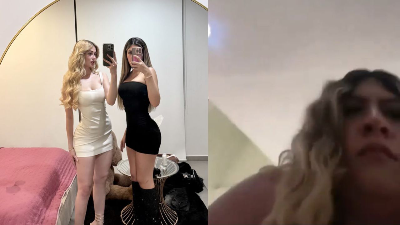 ¿Quién es la mujer que aparece en la transmisión en vivo de la influencer Valeria Márquez?