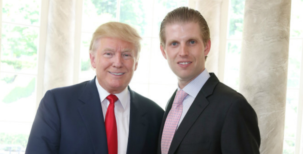 ¡Eric Trump rompió la ley el día de las elecciones!