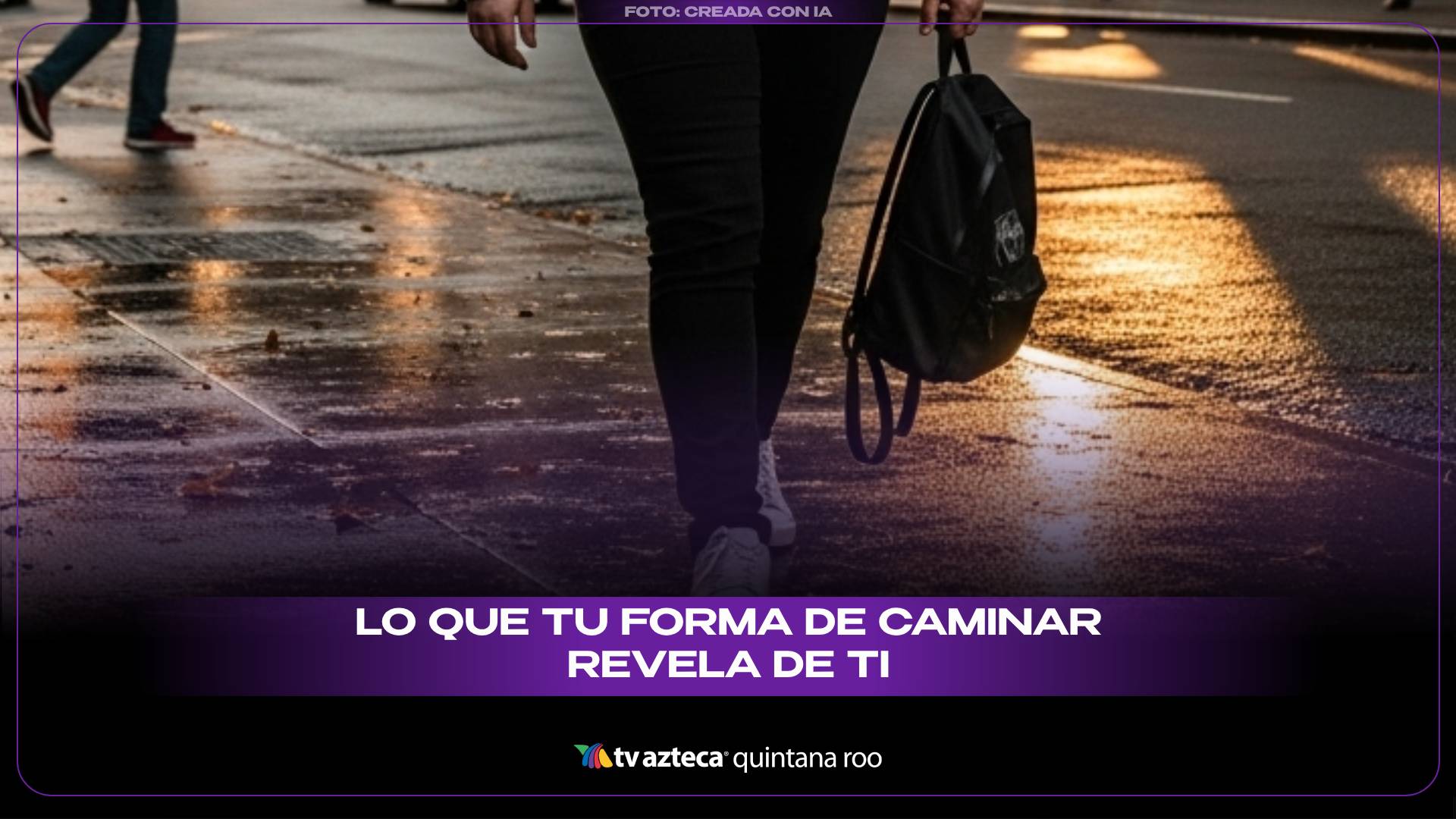 ¿Sabías que tu manera de caminar puede revelar cosas de ti? Aquí te ...