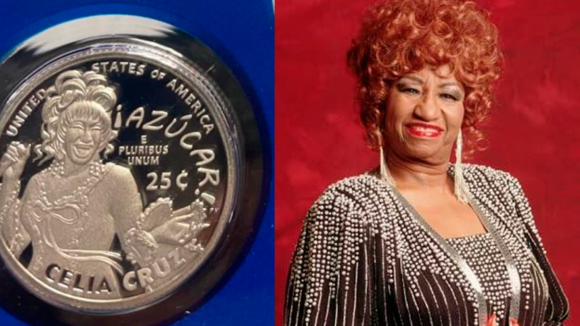 ¿Cómo es la moneda de Celia Cruz que sacaron en Estados Unidos ...