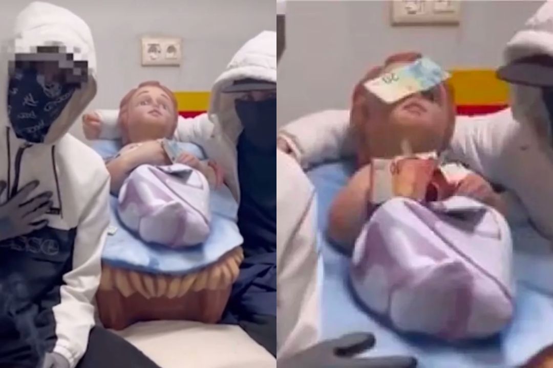 VIDEO: Secuestran figura del “Niño Dios” y piden rescate