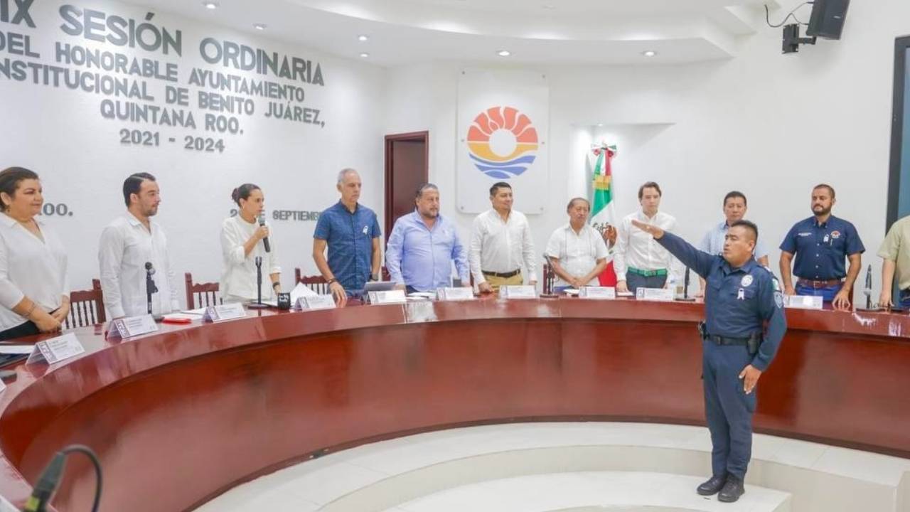 Ayuntamiento de Benito Juárez nombra al nuevo director de la Policía Preventiva en Cancún