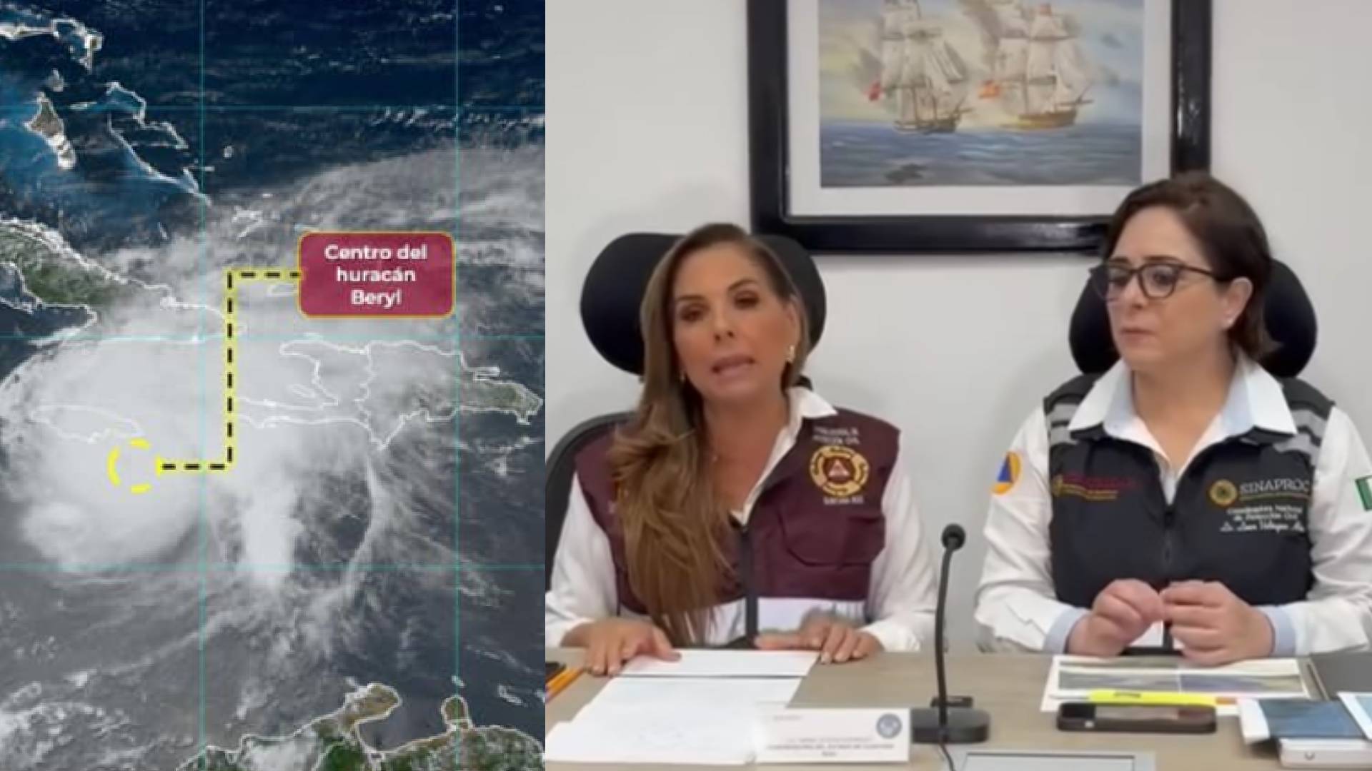 Huracán ‘Beryl’ en Quintana Roo: Mara Lezama actualiza alerta y anuncia a medidas sobre su ...