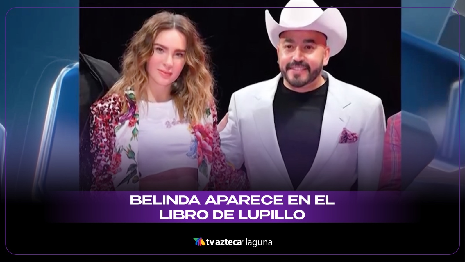 Belinda aparece en el libro de Lupillo Rivera "Tragos amargos"