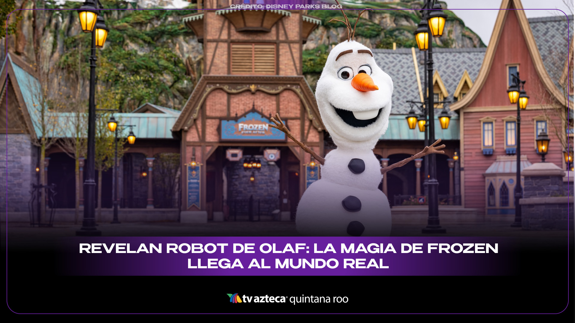 Robot de Olaf: así funciona el personaje de Frozen que ahora existe en ...