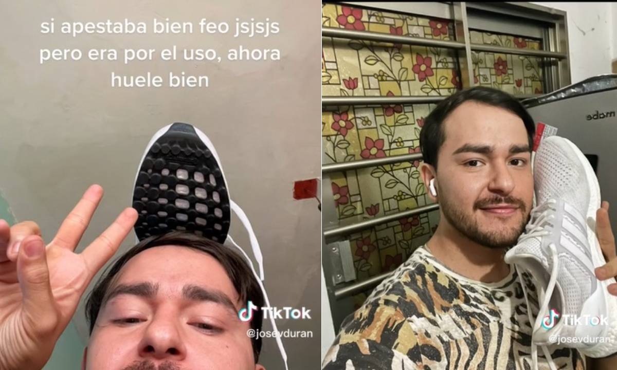 Veracruzano José Durán se queda con tenis de Bad Bunny
