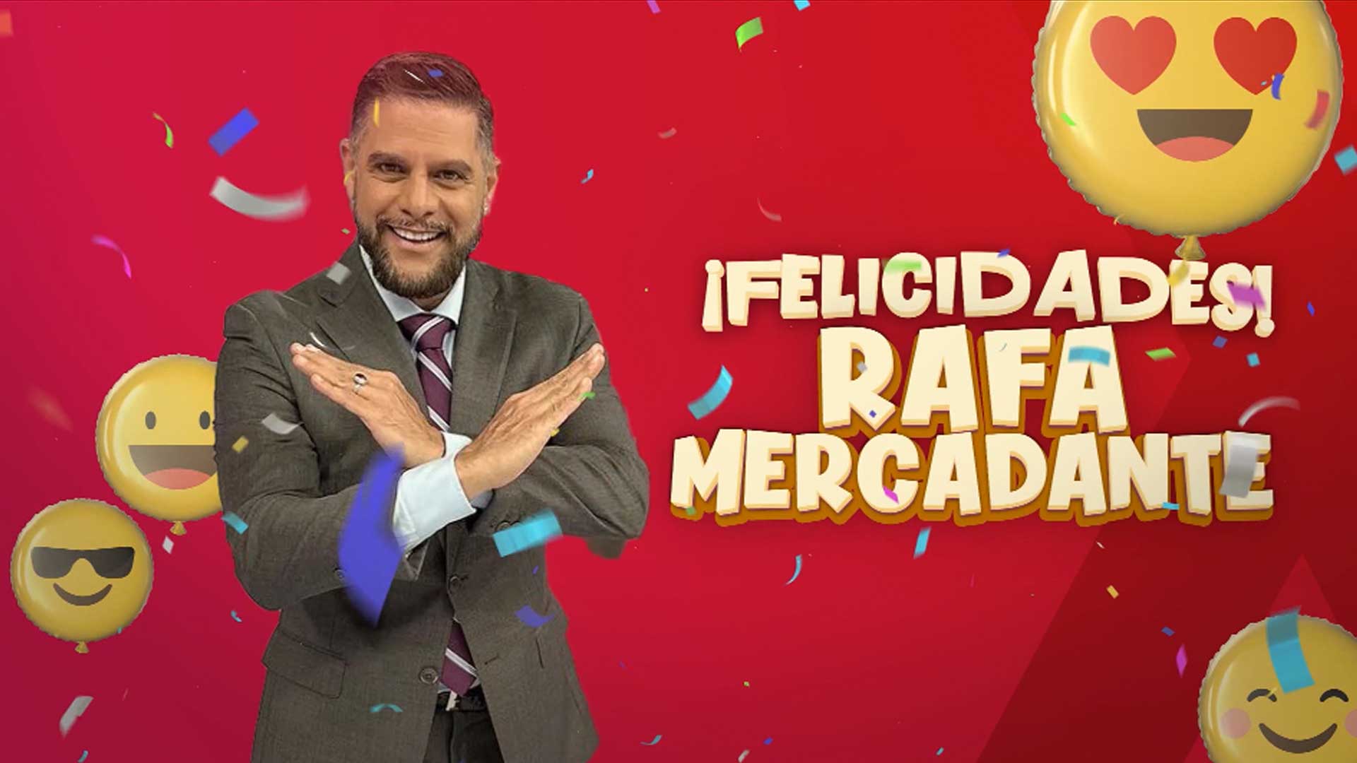 Fue el cumpleaños de nuestro conductor Rafa Mercadante