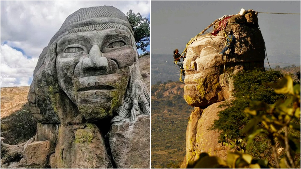 ¿Cuál es la historia de la Gran Cabeza Chichimeca en carretera ...
