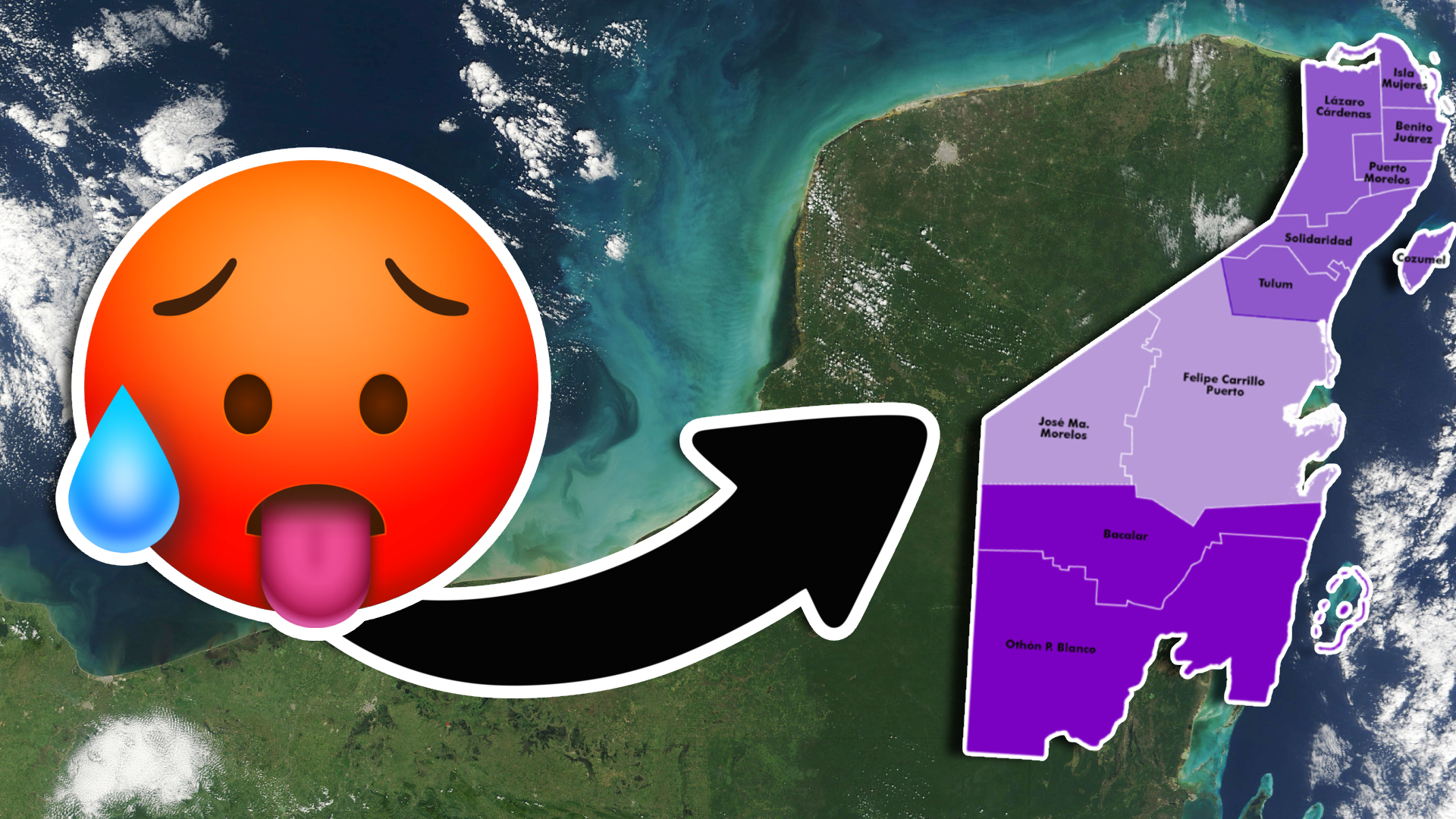 Este es el municipio de Quintana Roo con la temperatura más alta este 7 de septiembre de 2025