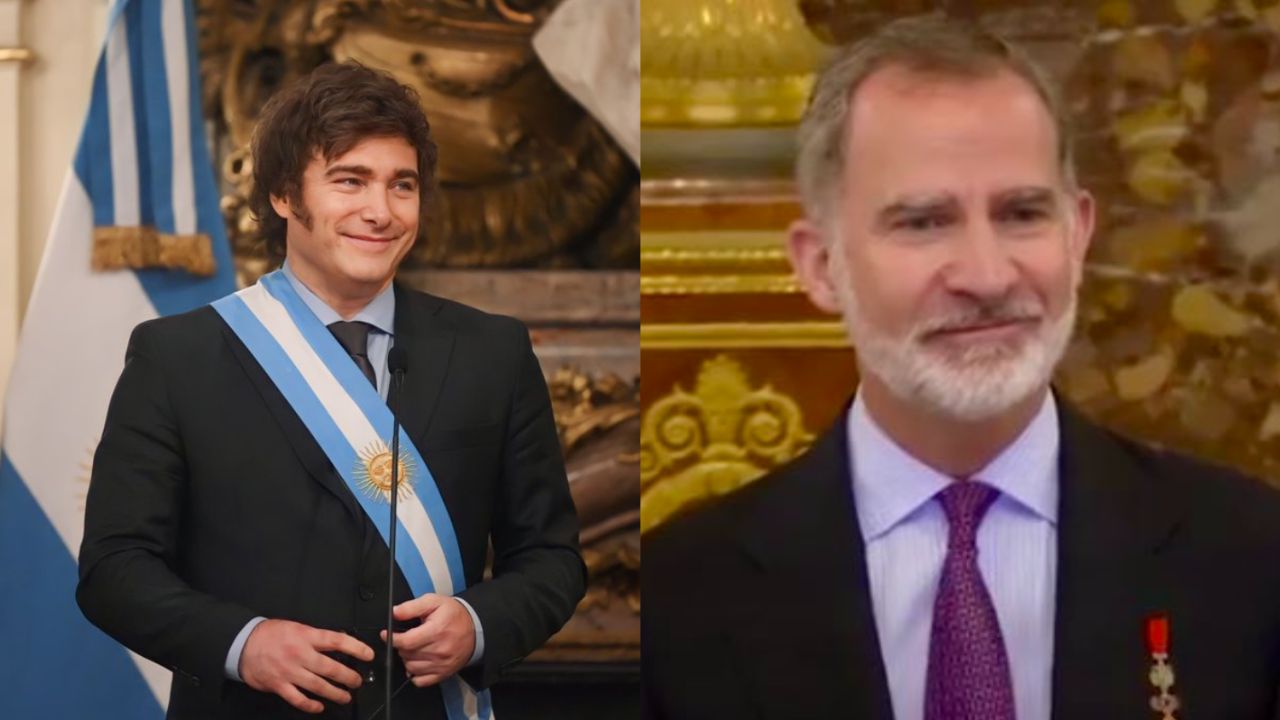Rey de España rechaza reunirse con Javier Milei en su visita a España