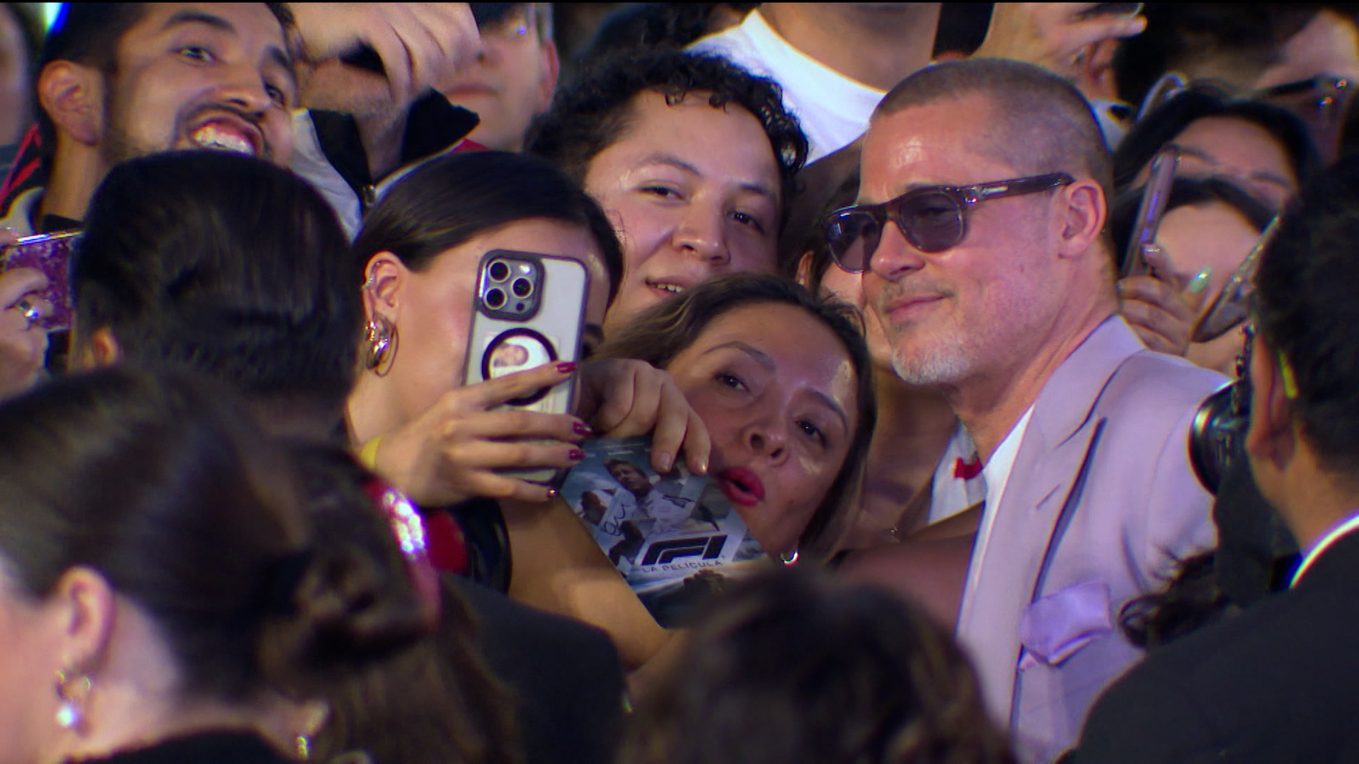 Brad Pitt en la premiere de 'Formula 1' en México; así se vivió su visita