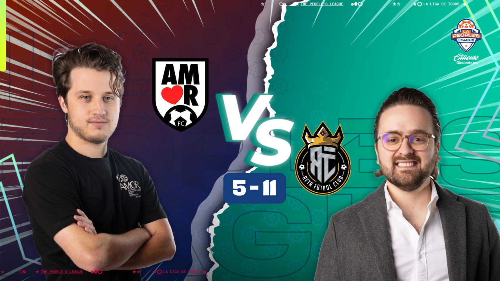 Amor FC 5-11 Reta FC La People’s League