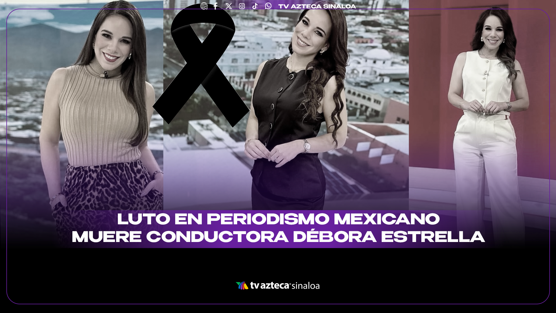 Débora Estrella: conductora mexicana que murió en accidente aéreo (VIDEO)