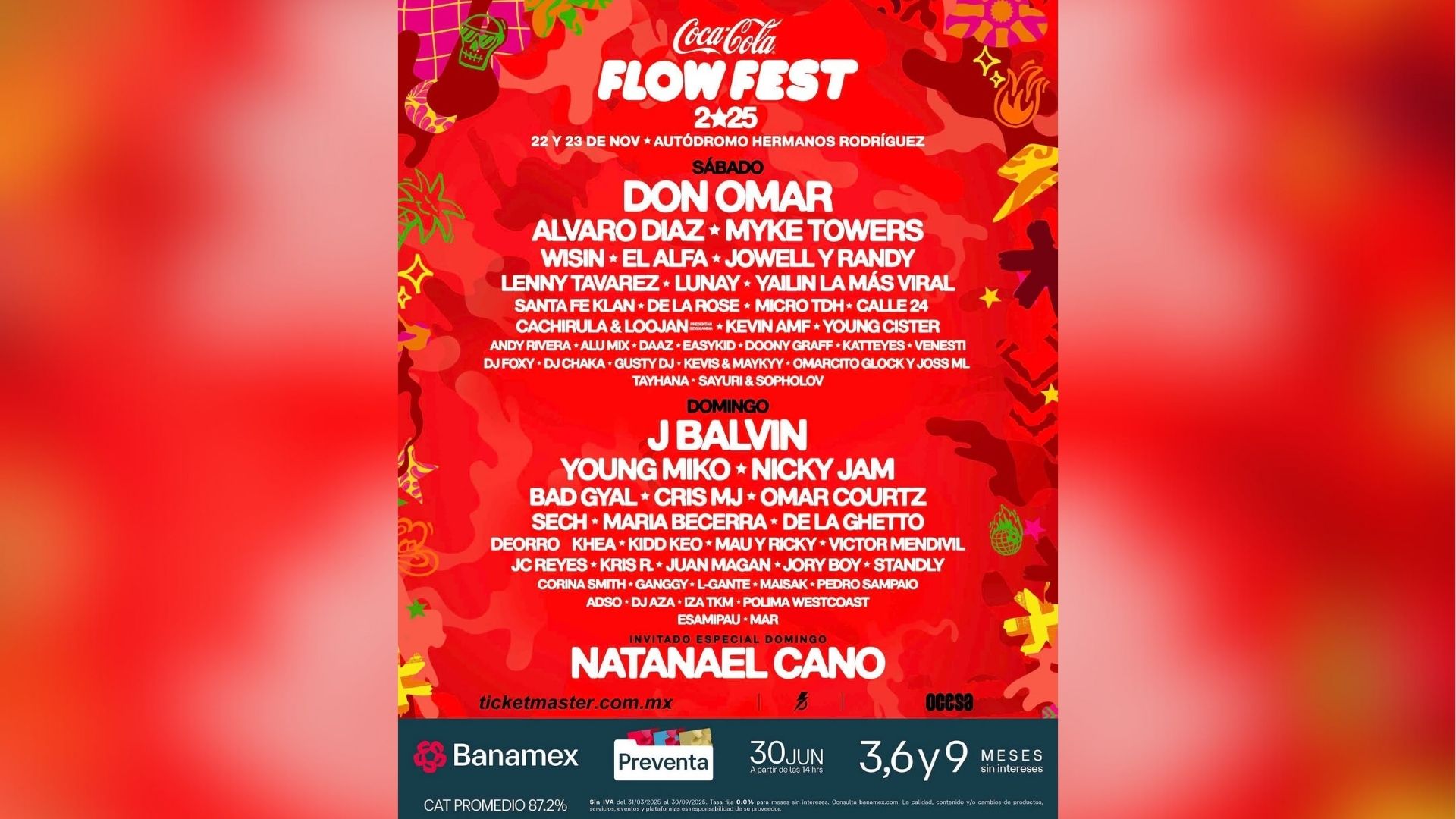 Canciones en el Flow Fest 2025