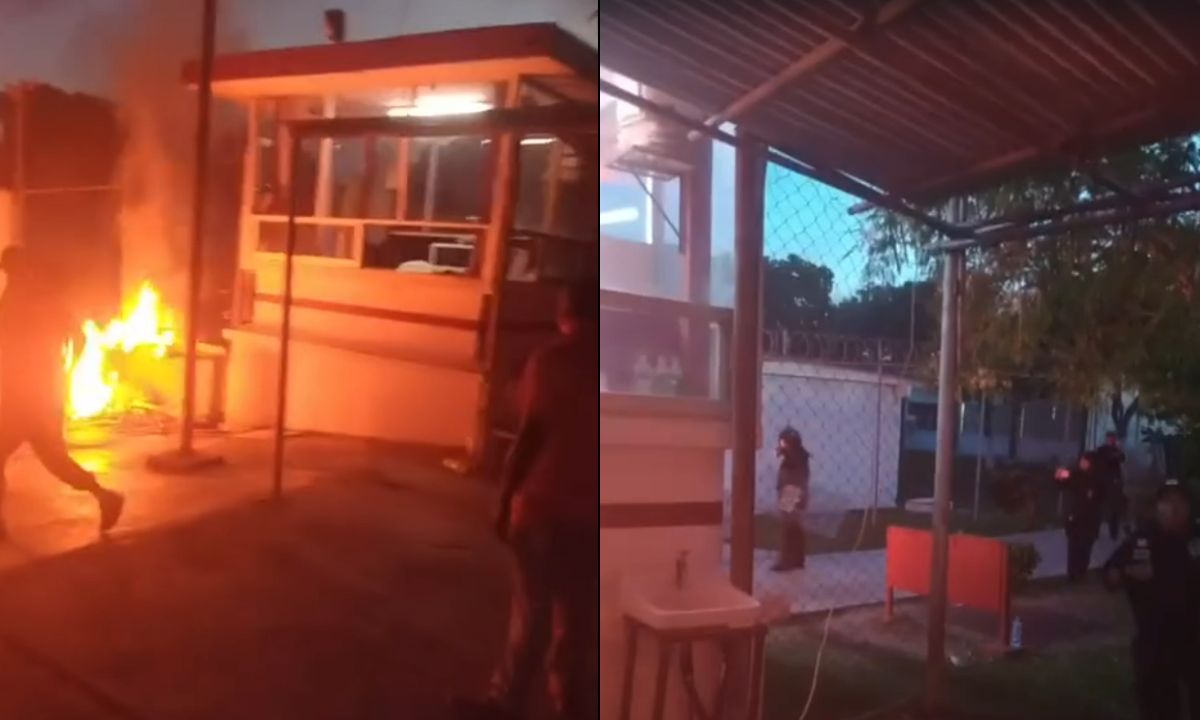 Motín en penal de Tuxpan: Reclusos incendian módulo