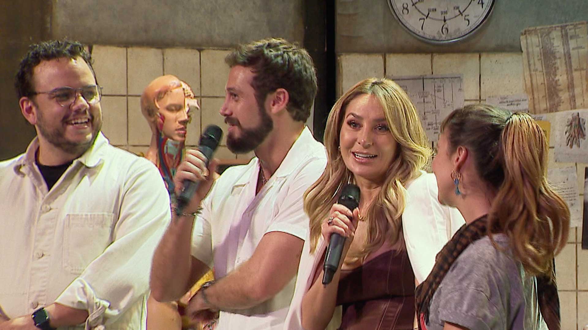 Geraldine Bazán asistió a un obra y no habló con la prensa