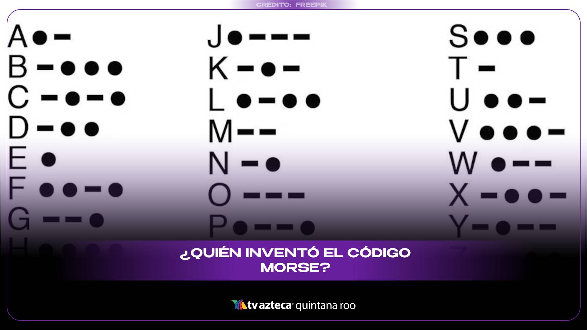 ¿Quién inventó el código Morse? Esto es todo lo que debes saber