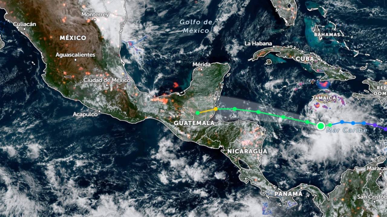 Sigue la trayectoria de la Tormenta Tropical Lisa en vivo