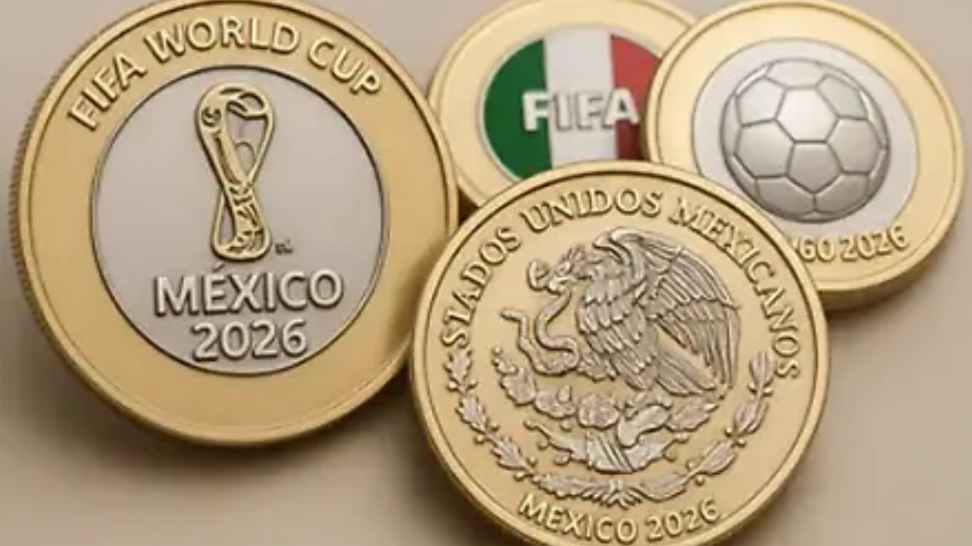 México tendría nuevas monedas del Mundial 2026: oro, plata y edición ...