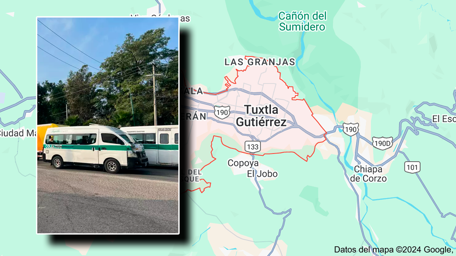 ¿Cuál será el nuevo recorrido de la ruta 123 en Tuxtla Gutiérrez?