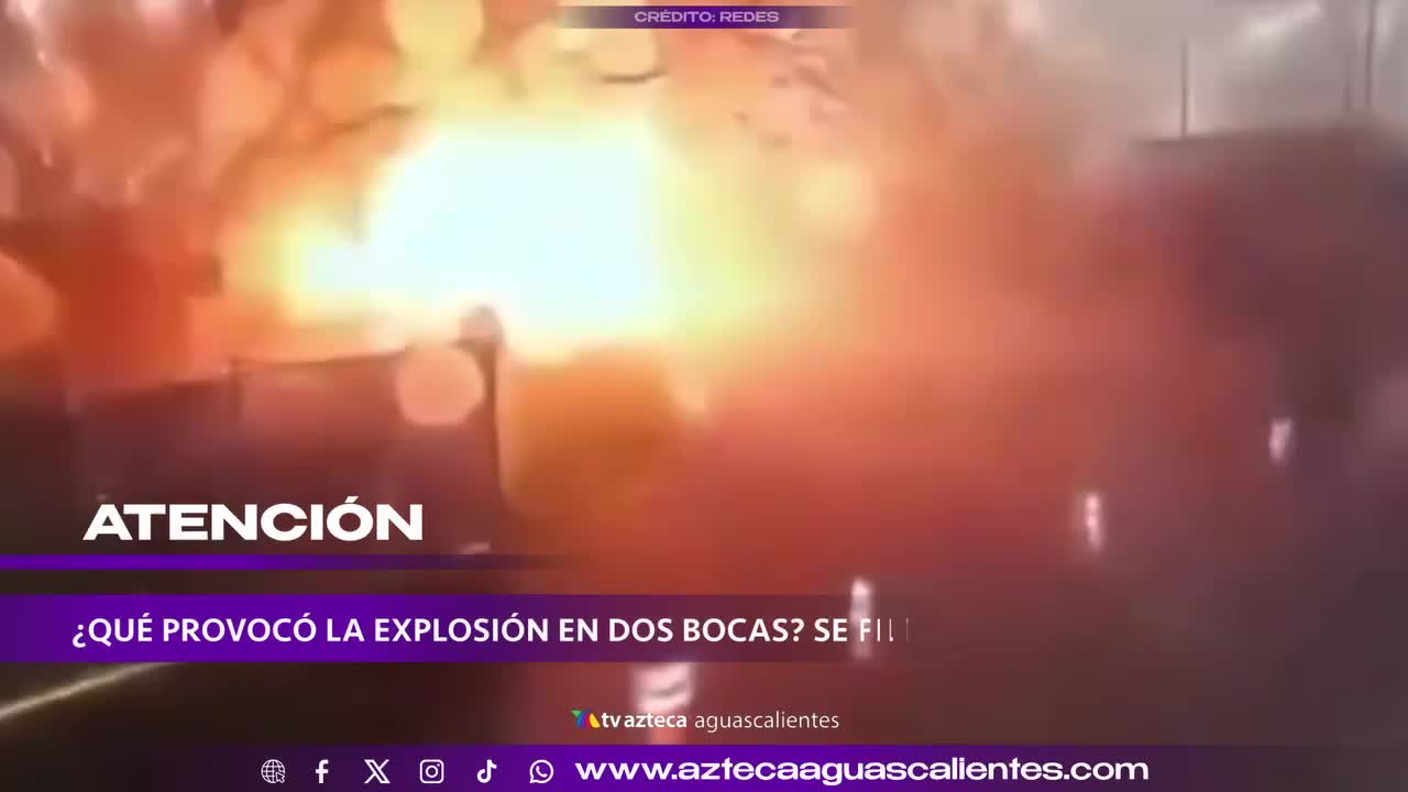 ¿Qué causó la explosión en refinería Dos Bocas? Filtran video del ...