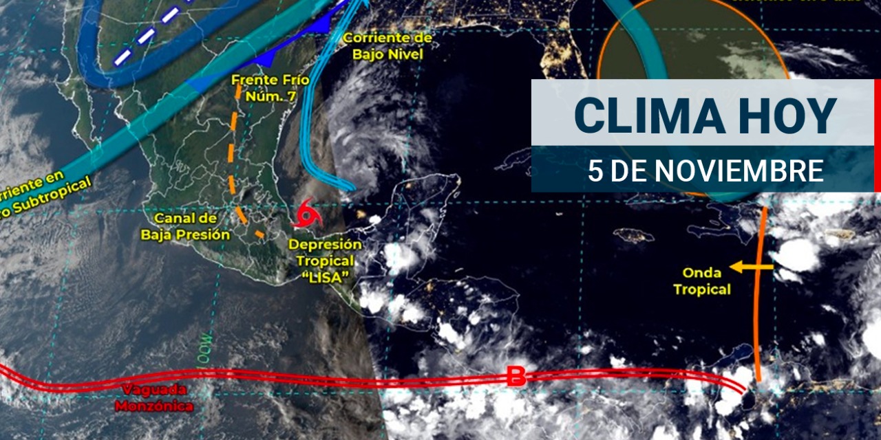 ¿Cómo será el clima en México el 5 de noviembre?