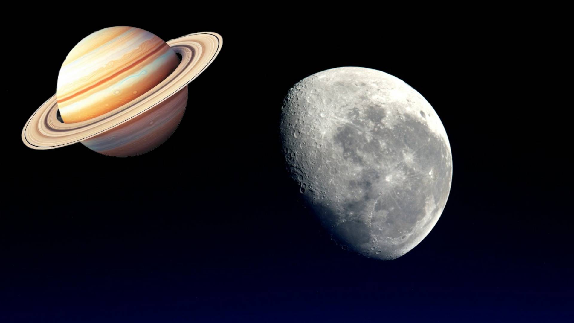 ¿Cómo y cuándo ver la MISTERIOSA conjunción de la Luna con Saturno ...