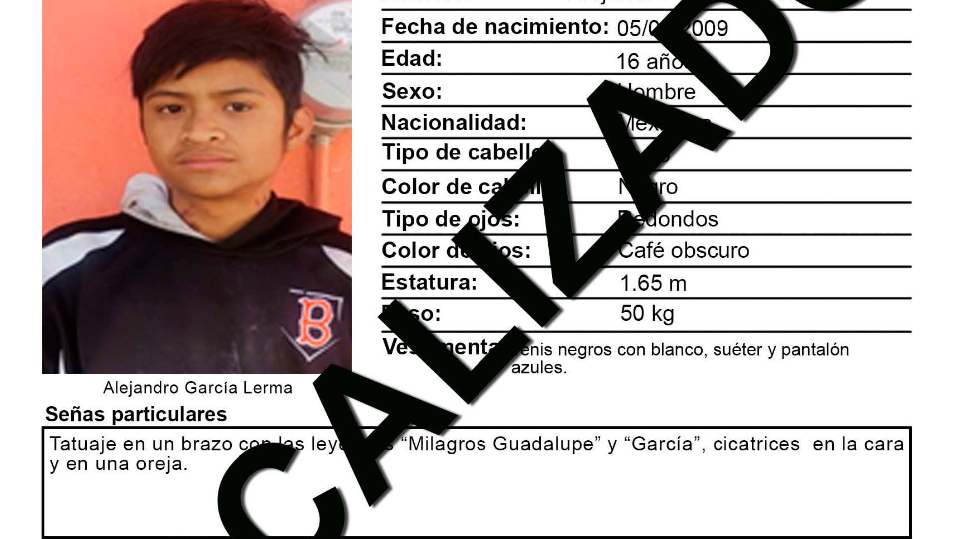 Localizan sin vida a Alejandro García Lerma en Salvatierra