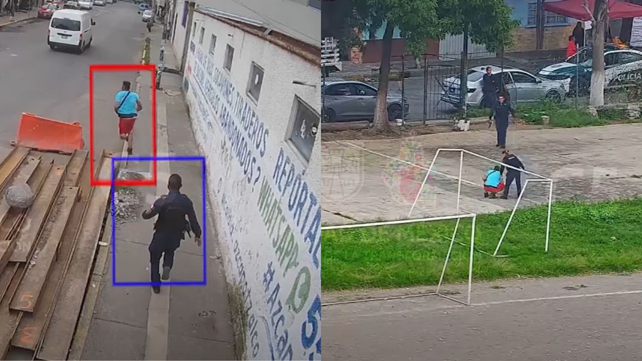 VIDEO: Capturan a ratero de la CDMX que se cansó de correr en Azcapotzalco