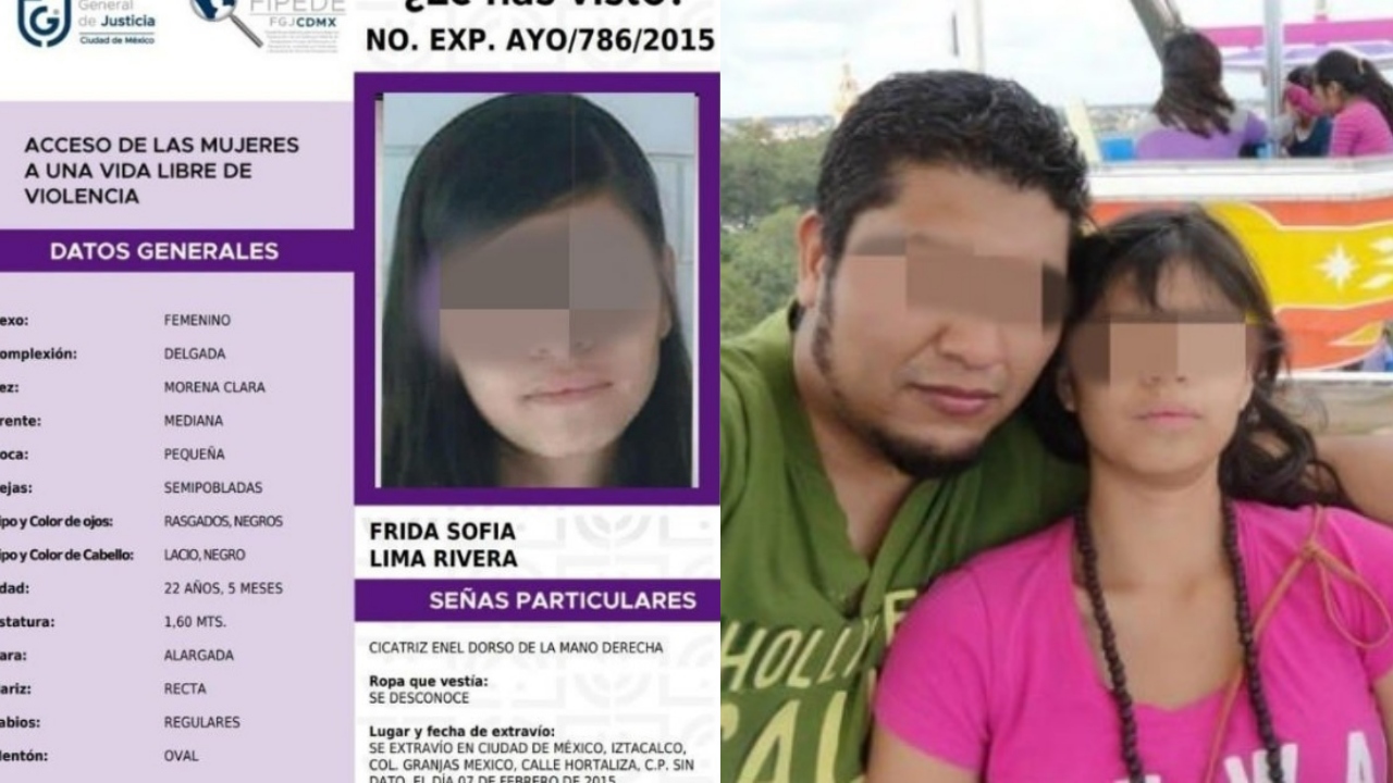 Frida Sofía Lima, joven desaparecida, podría estar entre víctimas del feminicida serial de Iztacalco