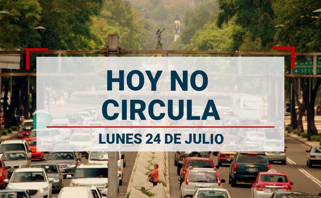 Hoy No Circula: ¿Qué autos descansan el lunes 24 de julio en CDMX y Edomex?