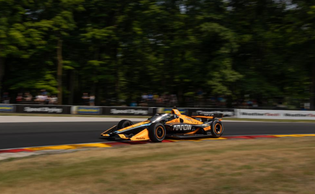 Pato O’Ward es tercero en el Circuito de Road America