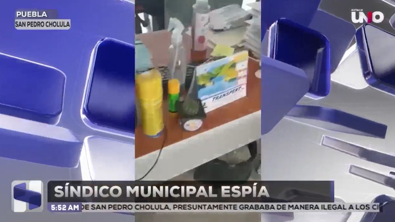 Reportan a presunto síndico municipal espía en San Pedro Cholula