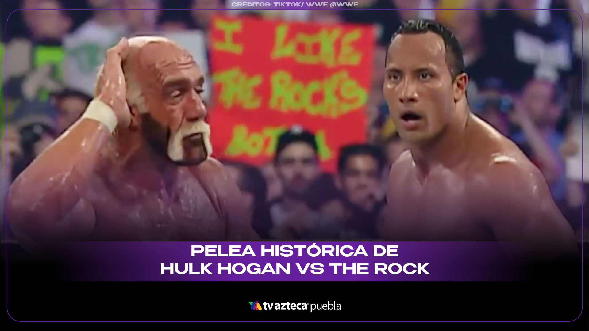 Pelea histórica de Hulk Hogan vs The Rock en WrestleMania