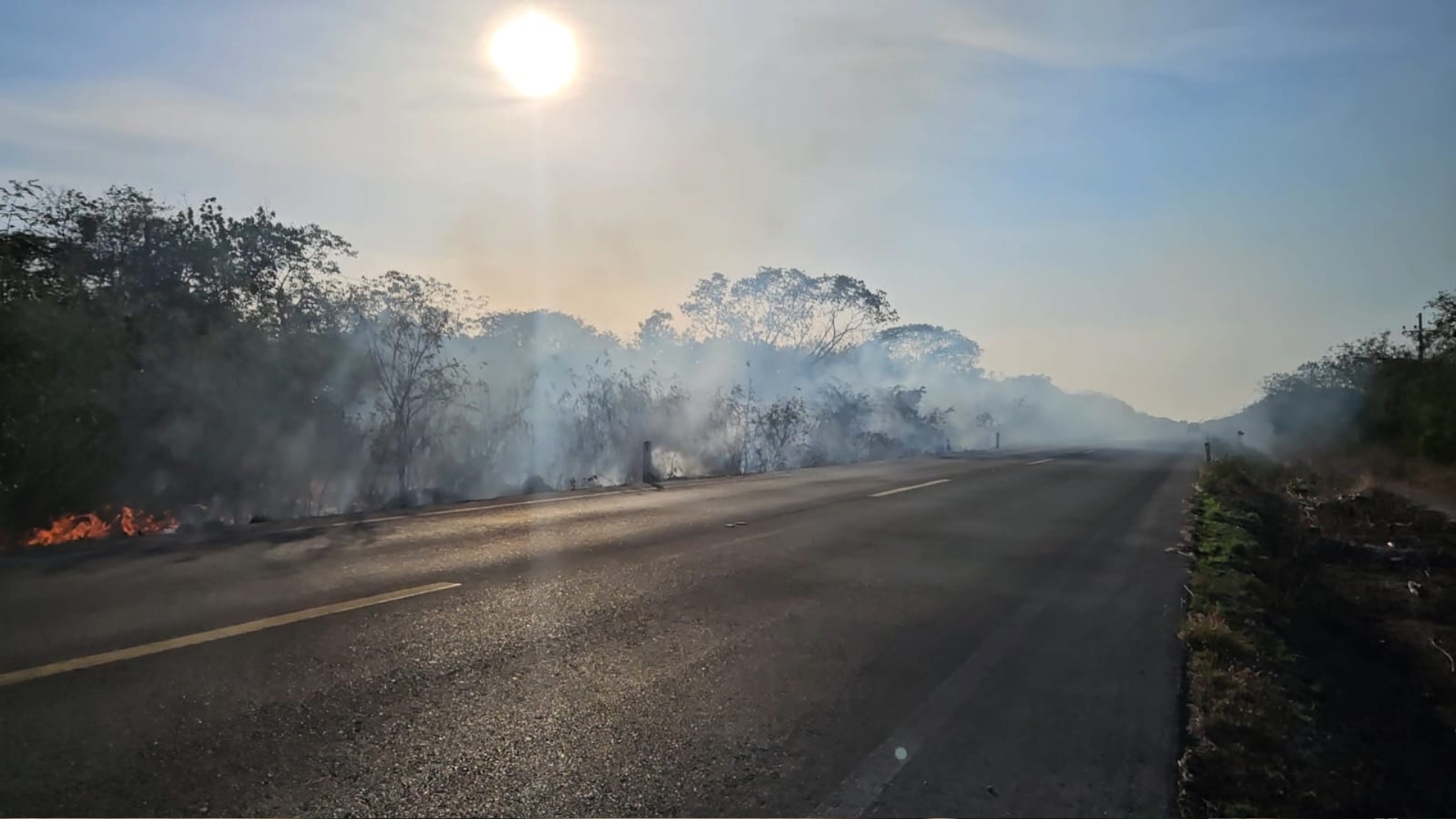 Incendio en la Hunucmá - Sisal: ¿Ya fue apagado el siniestro ocurrido ...