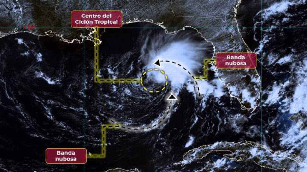 Se forma la Tormenta Tropical Arlene en el Golfo de México; comienza vigilancia