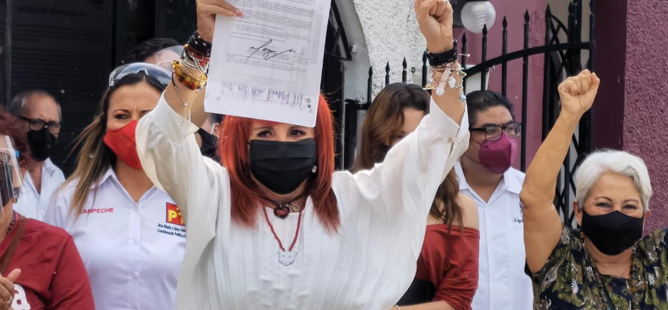 Layda Sansores recibe constancia de gobernadora electa de Campeche