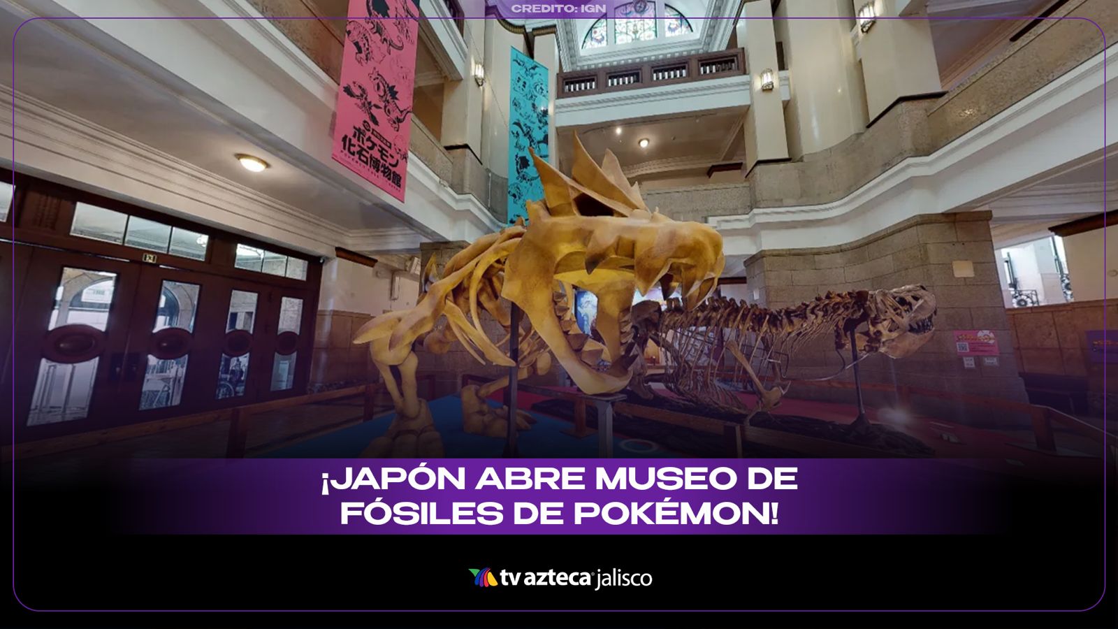 El espectacular museo de pokémon que enseña paleontología con Pikachu y ...