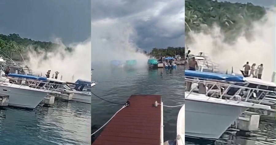 Incendio en embarcación de la Marina en Cozumel deja a marinos ...
