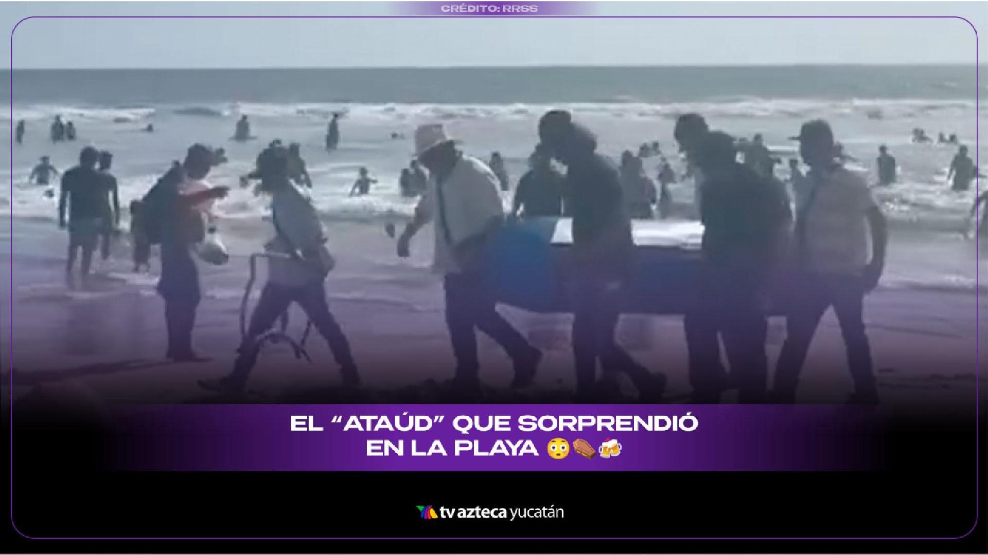 “Ataúd” aparece en Playa Caimanero y sorprende a turistas: era una ...