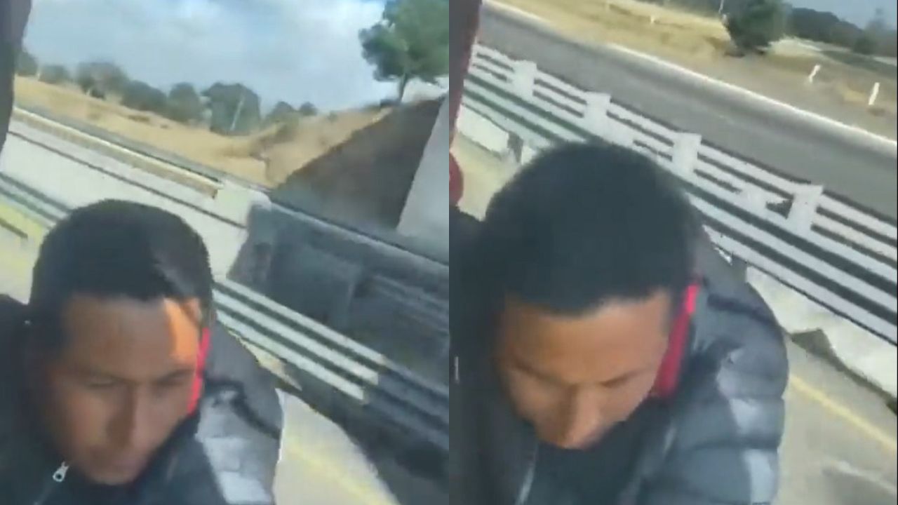Viral: Intenta robar un tráiler en Puebla y esto pasó (VIDEO)