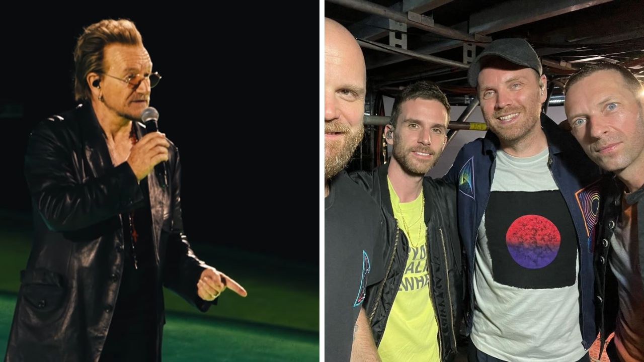 Bono de U2 insiste que Coldplay no es rock, esto fue lo que dijo