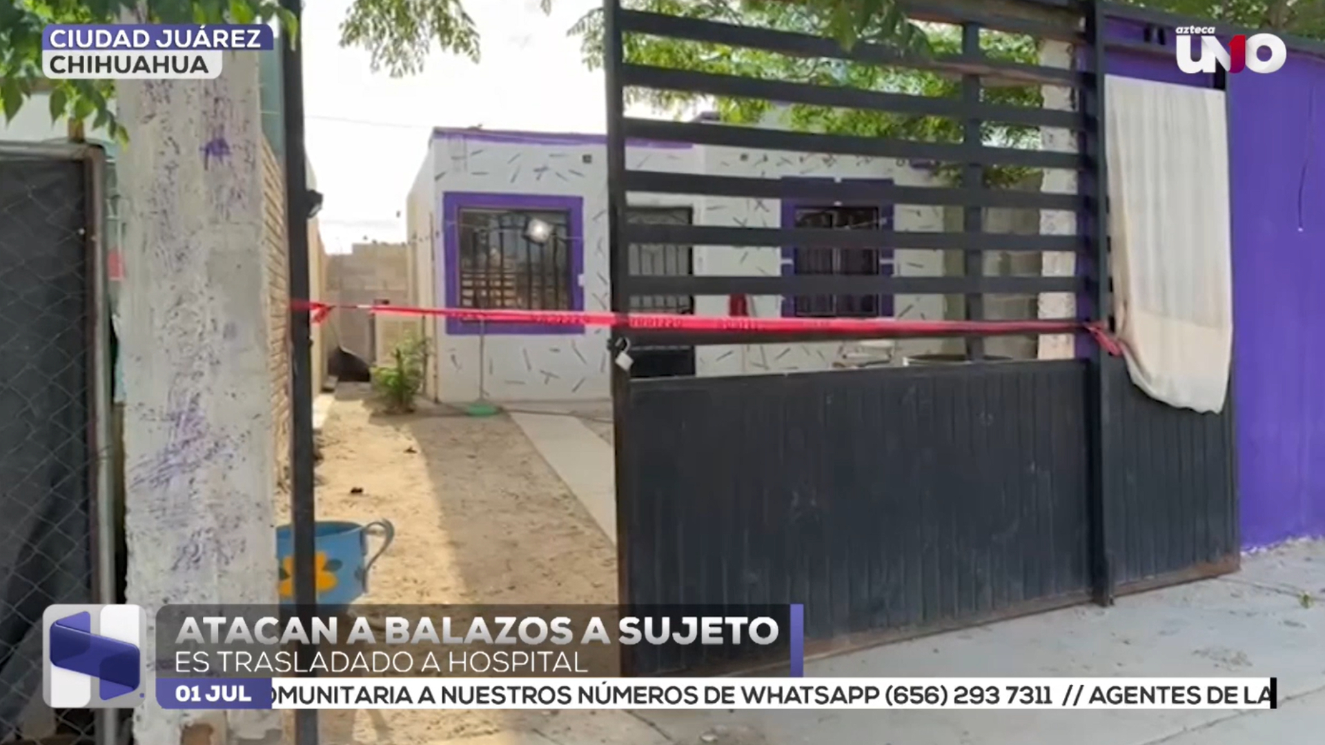 Hombre resulta herido tras ataque a balazos en Paraje de Oriente, Ciudad Juárez (VIDEO)