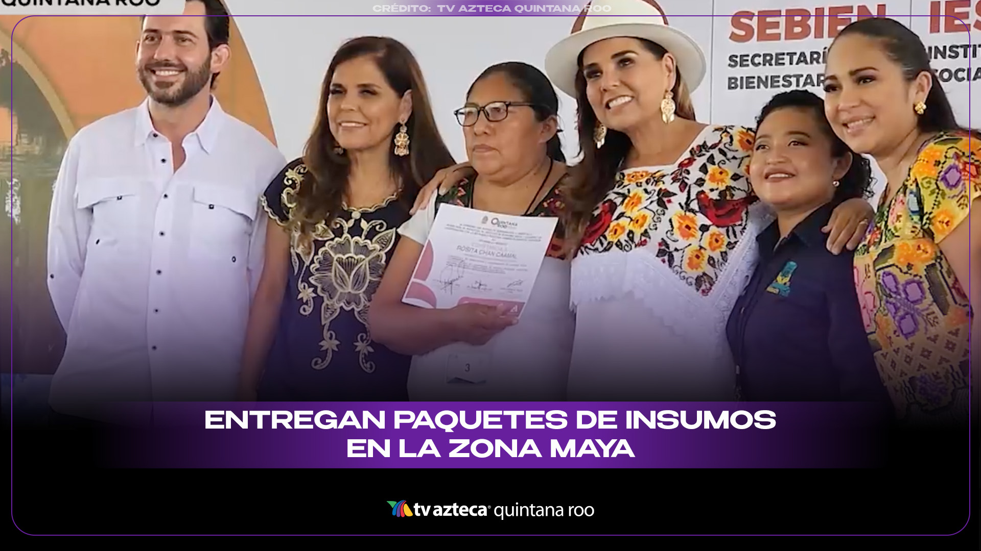 Mara Lezama realiza gira en la Zona Maya de Quintana Roo y entrega ...